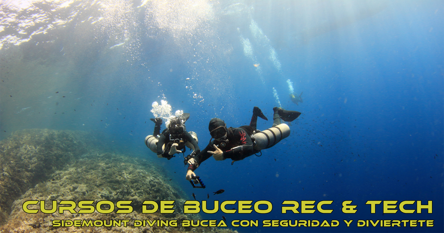 Helio en el buceo - Dive Side Mount Explorers